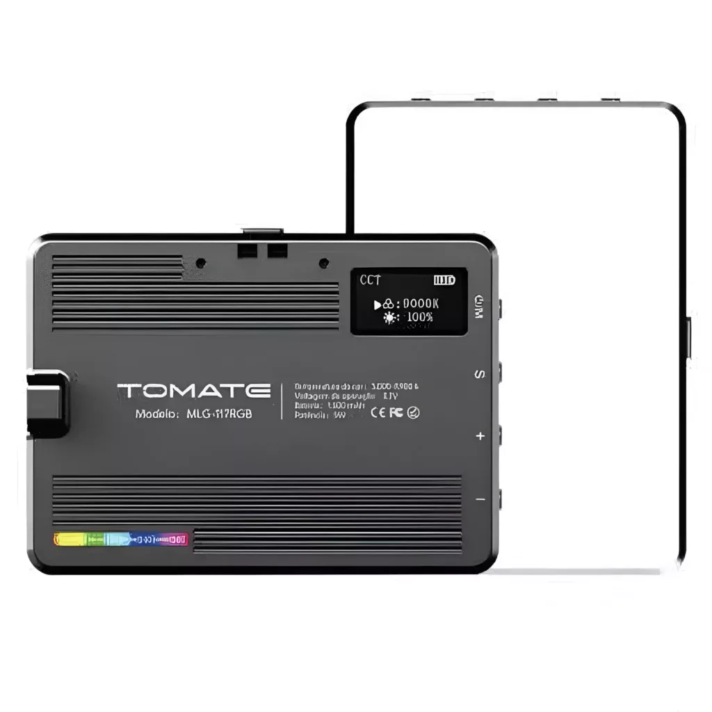 Iluminador LED Luz De Preenchimento RGB Mobile Tomate MLG-117RGB ...